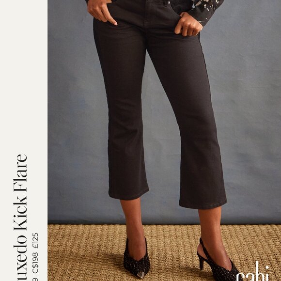 CAbi | Pants & Jumpsuits | Cabi Tuxedo Kick Flare Sample Sale | Poshmark
